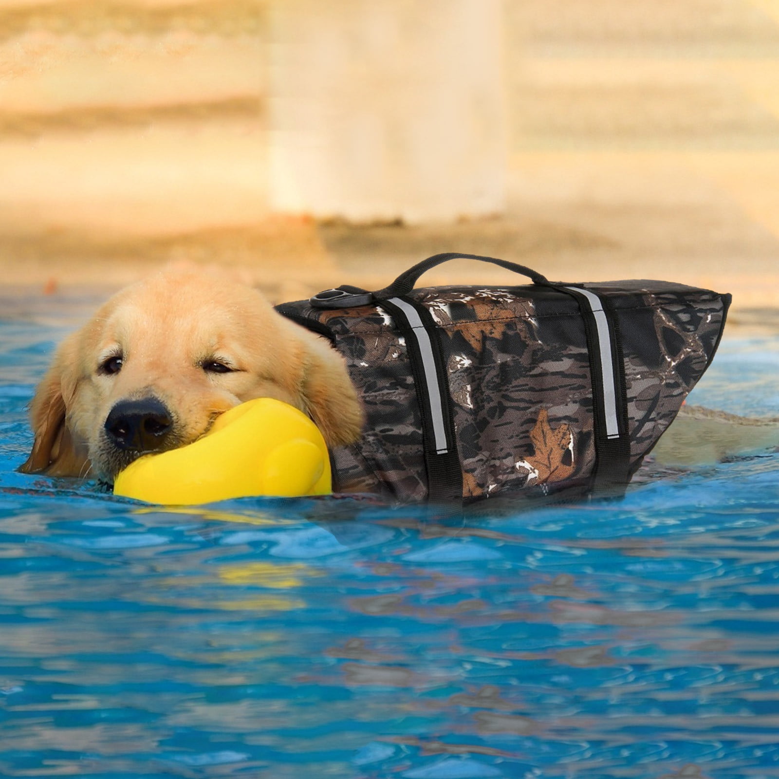 Mikilon Dog Life Jacket, Dog Life Vest for Swimming Boating, Adjustable ...