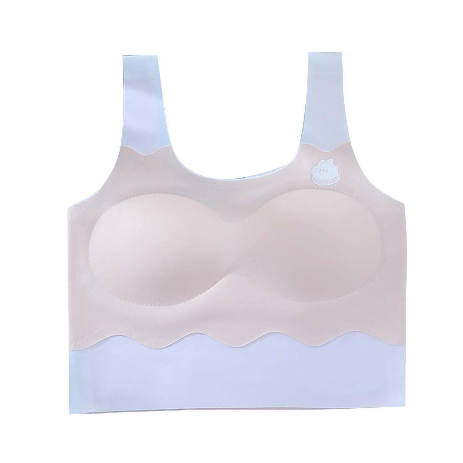 Mikilon Fixed Cup Children's Developmental Ice Silk Girls' Underwear ...