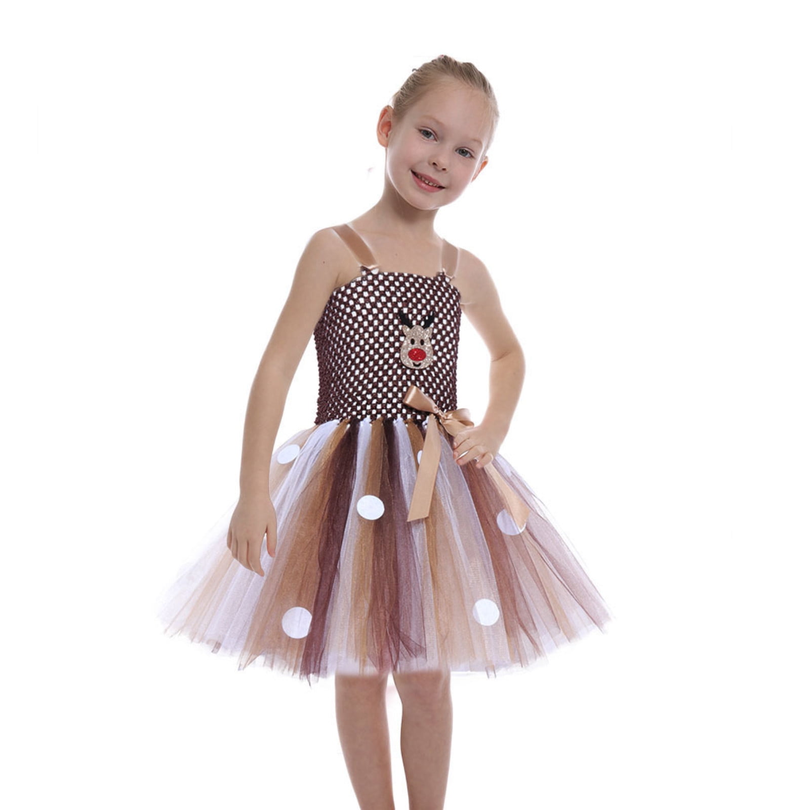 Mikilon Girls Christmas Dresses Holiday Outfits for Girls Kids Clothing ...