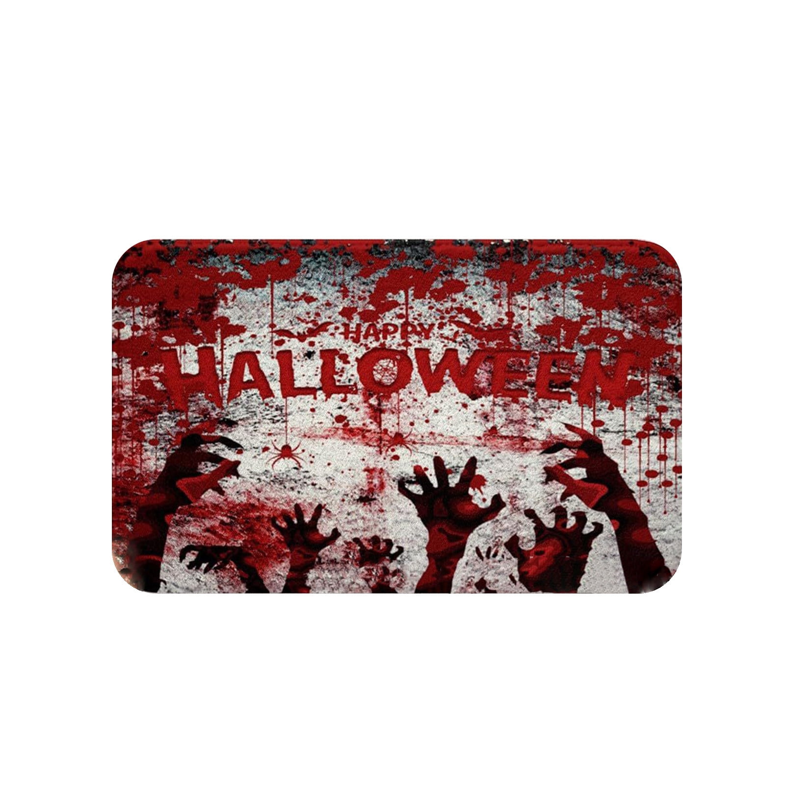 Mikilon Halloween Decorations Halloween Floor Mat Horror Decorative ...
