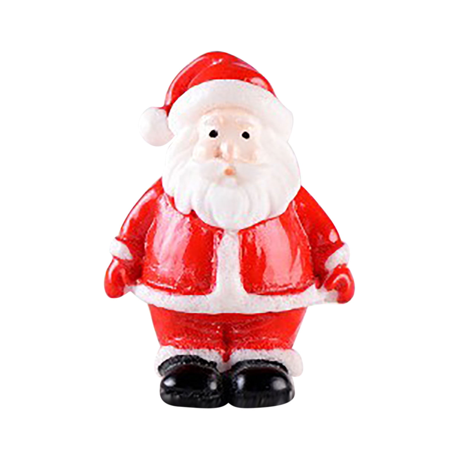Mikilon Home Decor, Christmas Miniature Figurines, Mini Resin Santa ...