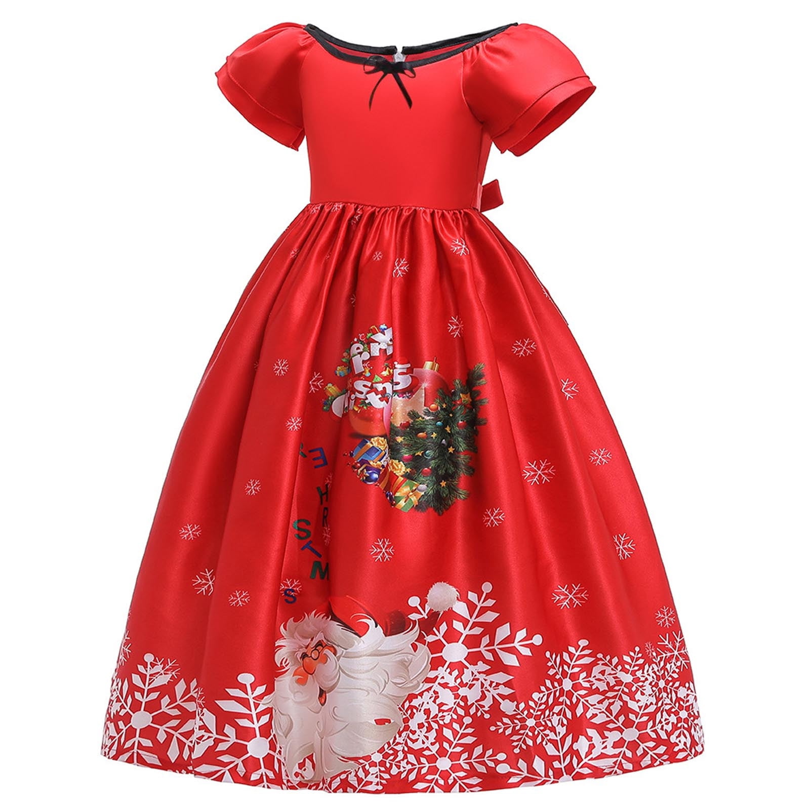 Mikilon New Year Girls Christmas Princess Long Dress European And ...