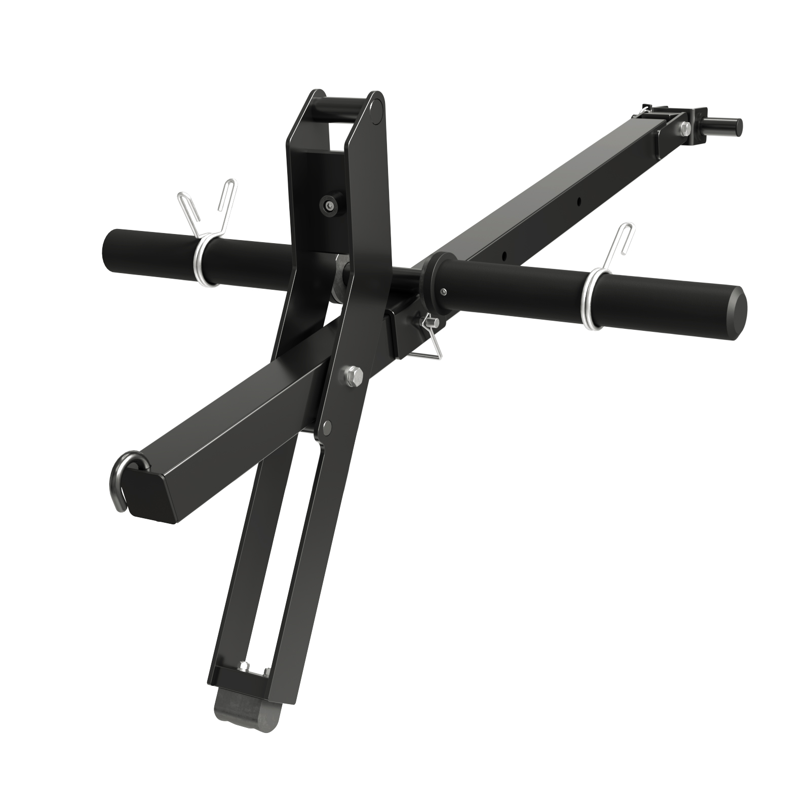Zimtown 2'' x 2'' Folding Wall Mounted Squat Rack, 1000 Pounds Capacity ...