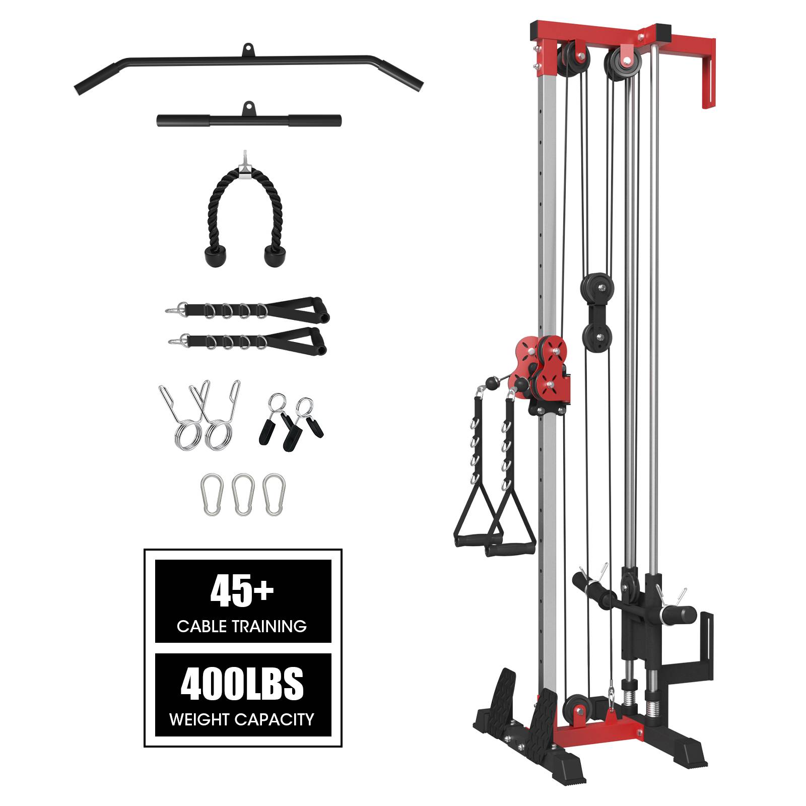 Yes4All Single D Handle/ Lat Pull Down Machine Attachment - Walmart.com