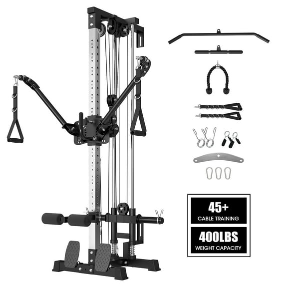 Mikolo Cable Crossover Machine, Lat Pull Down Machine, Wall Mounted ...