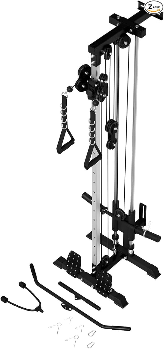 Mikolo Cable Crossover Machine, Lat Pull Down Machine, Wall Mounted ...