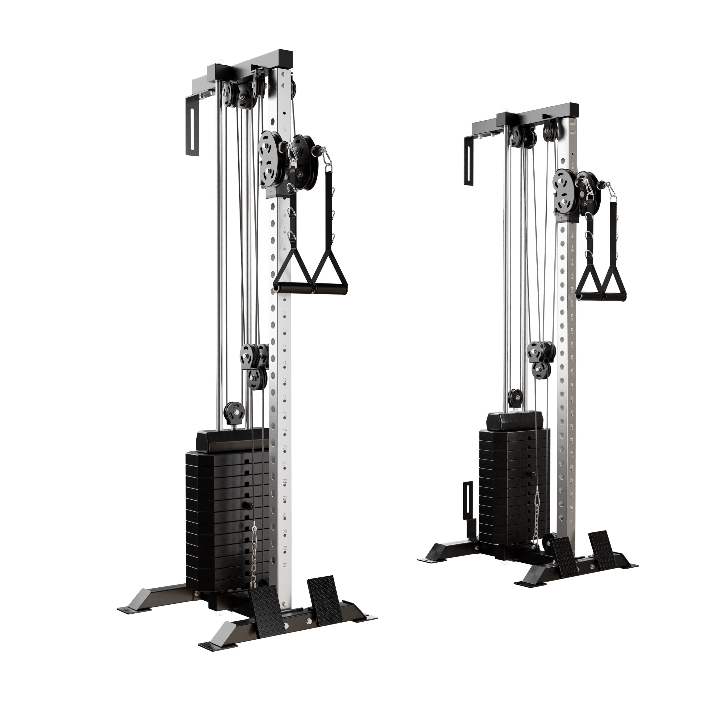 Mikolo Cable Tower Squat Stands with Safety Catches, Wall Mounted ...