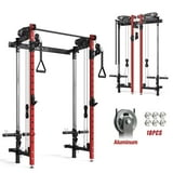 Mikolo Foldable Power Rack Cage,1000lbs Capacity Wall Mounted Squat ...