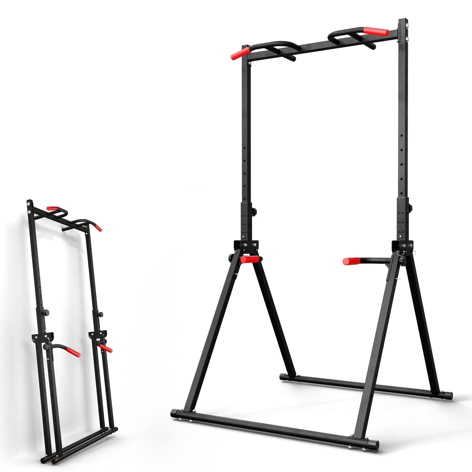 Mikolo Foldable Pull Up Bar Station, Adjustable Multifunction Power ...