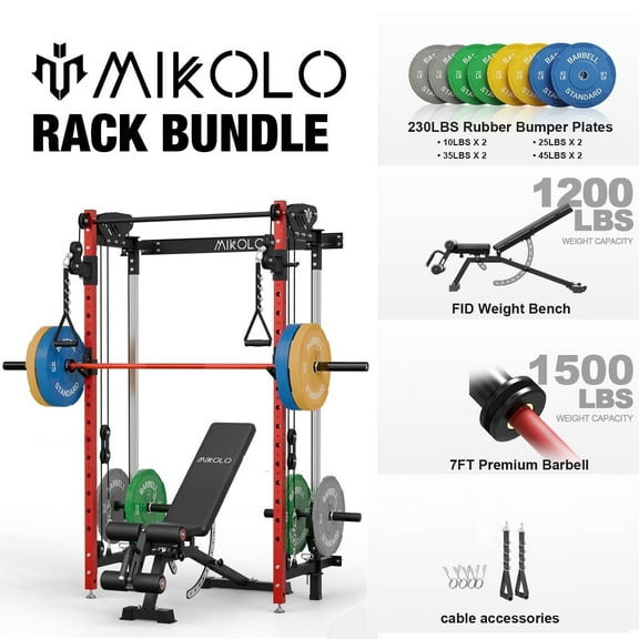 Free Shipping! RitFit Multi-Function Power Rack Cage PPC03 with ...