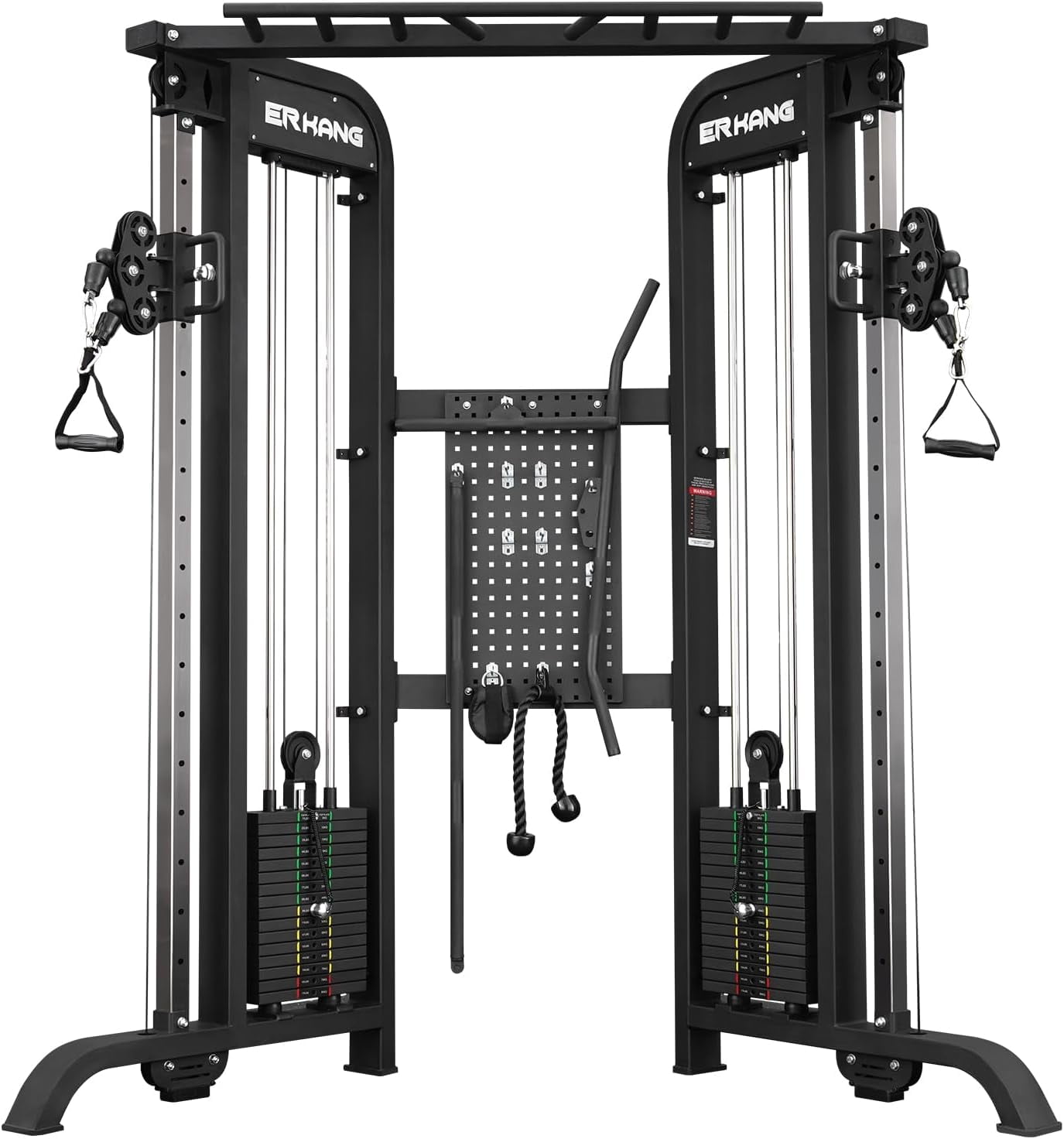 Mikolo Home Gym: Functional Trainer, Weight Stack, 2:1&1:1 Ratio ...