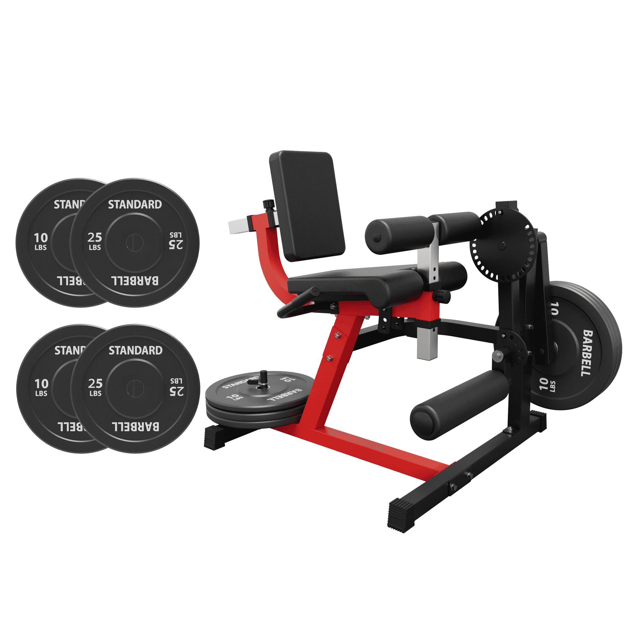 Mikolo Leg Extension and Curl Machine, Leg Training Bench with 70LBS ...
