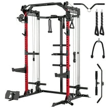 BalanceFrom 1000-Pound Capacity Multi-Function Adjustable Power Rack ...