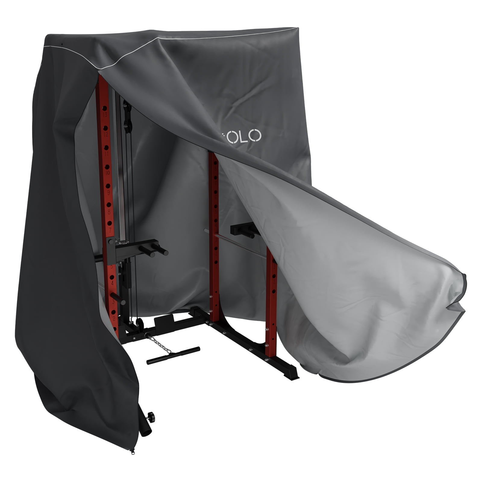 Mikolo Power Rack Accessory, Squat Rack Cover, Made of 600D Silver ...