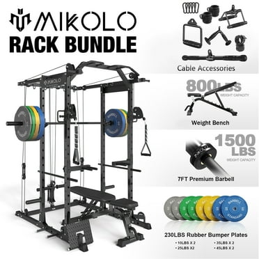 Valor Fitness Home Gym Power Rack Equipment, BD-58 Half Rack Squat ...