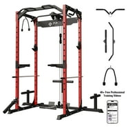 JOMEED Half Rack Squat Rack for Weight Lifting, 1000LBS Capacity Power ...