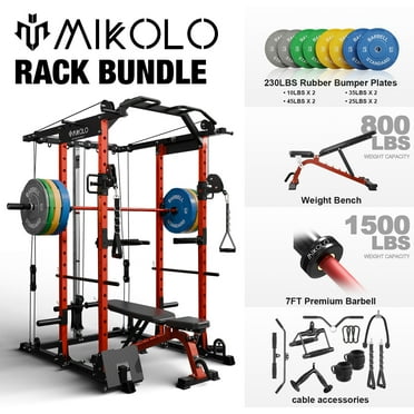 Valor Fitness Home Gym Power Rack Equipment, BD-58 Half Rack Squat ...