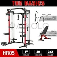 ULTRA FUEGO Power Cage, Multi-Functional Power Rack with J-Hooks, Dip ...