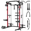 Mikolo Foldable Power Rack Cage,1000lbs Capacity Wall Mounted Squat ...