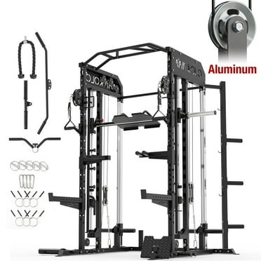 RitFit M1 Smith Machine with Cable Crossover System, Multi-function ...