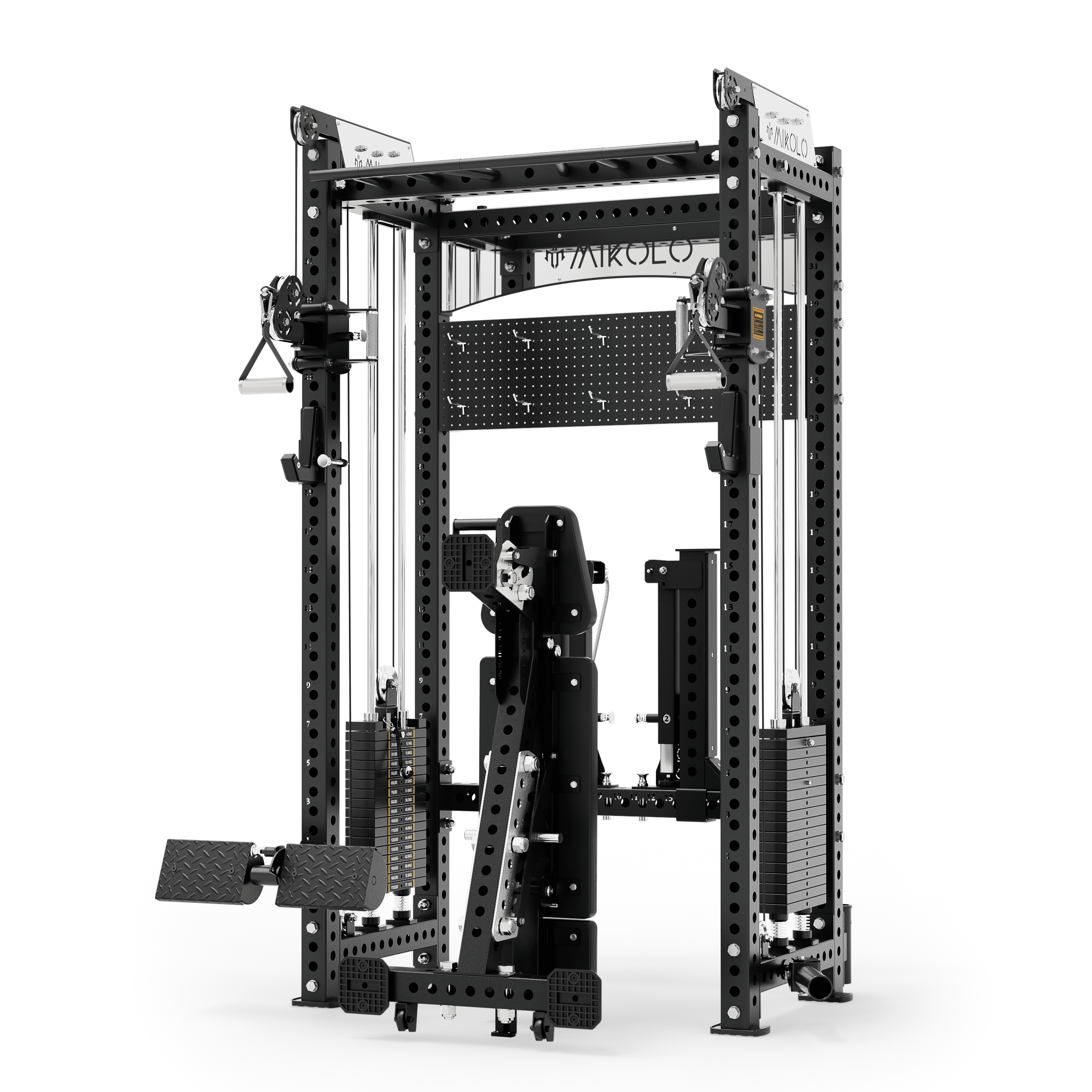 MIKOLO ANUBIS Power Cage, All-in-One Power Rack Cage with Weight Stack ...