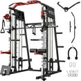 Mikolo Smith Machine Home Gym, Power Rack with Squat Pulley System ...