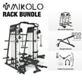 Mikolo Smith Machine Home Gym, Multifunction Power Rack Cage ...