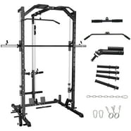 JOMEED Half Rack Squat Rack for Weight Lifting, 1000LBS Capacity Power ...