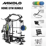 Mikolo Smith Machine Power Cage, Multi-Function Home Gym System with ...