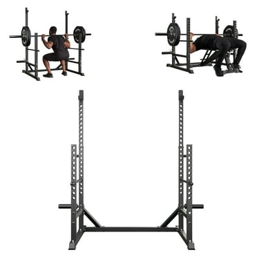 Body Champ PBC530 Power Rack System with Olympic Weight Plate, 46" Wide ...