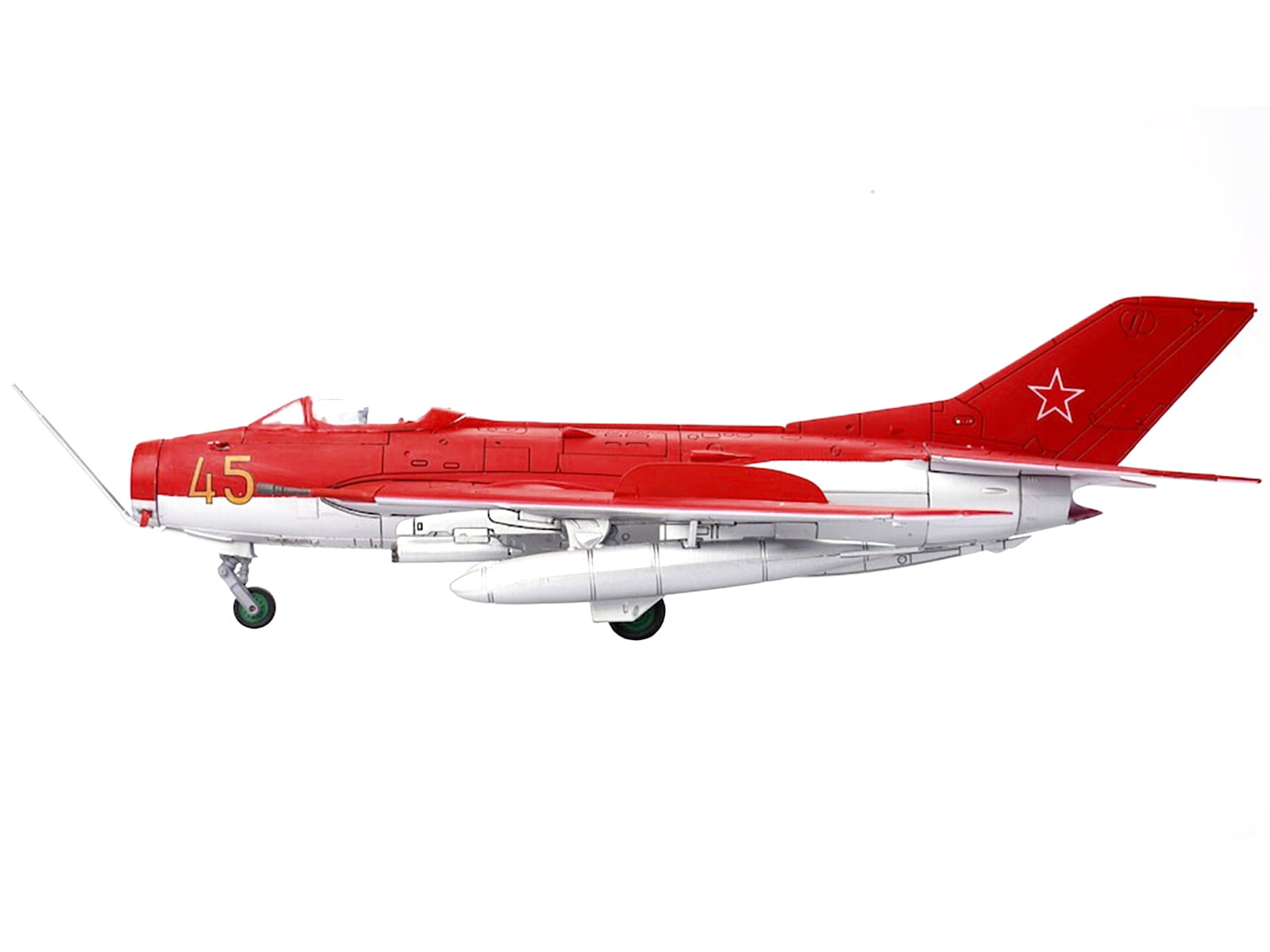 Mikoyan-Gurevich MiG-19S Farmer C Aircraft "Yellow 45" "VVS Display ...
