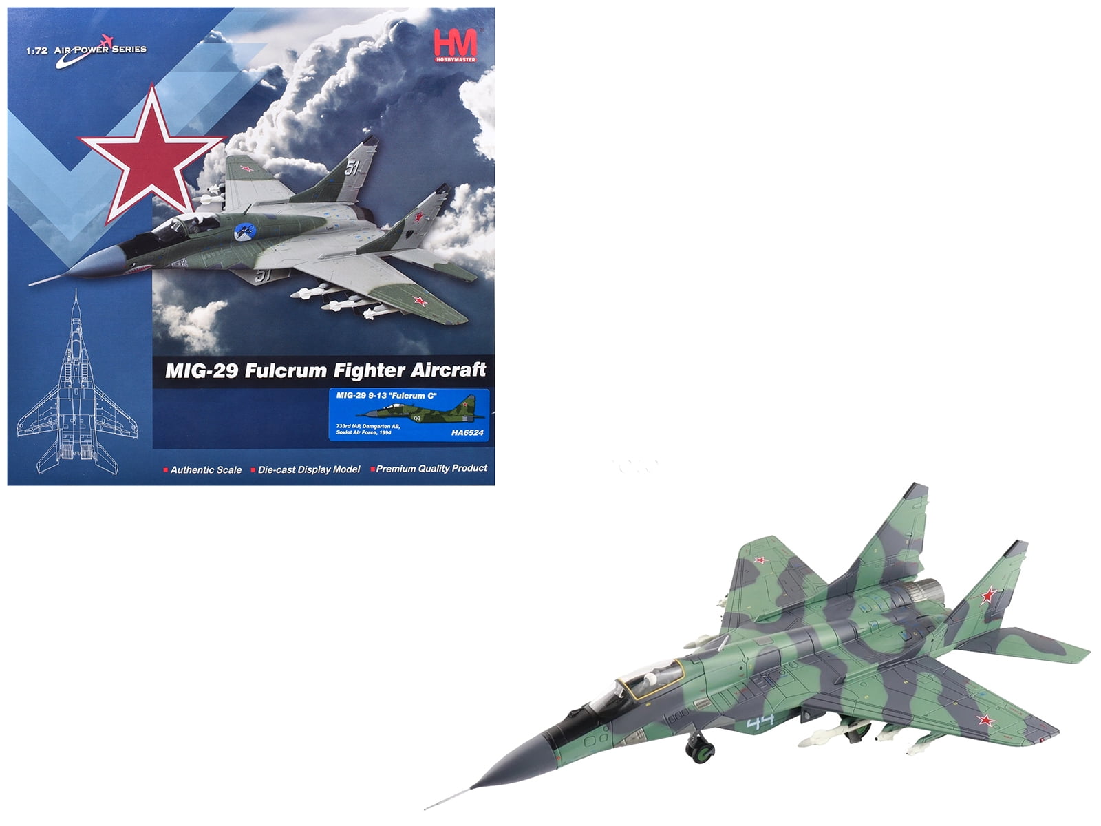 Mikoyan MIG-29 Fulcrum C Aircraft Soviet Air Force "Air Power Series" 1 ...