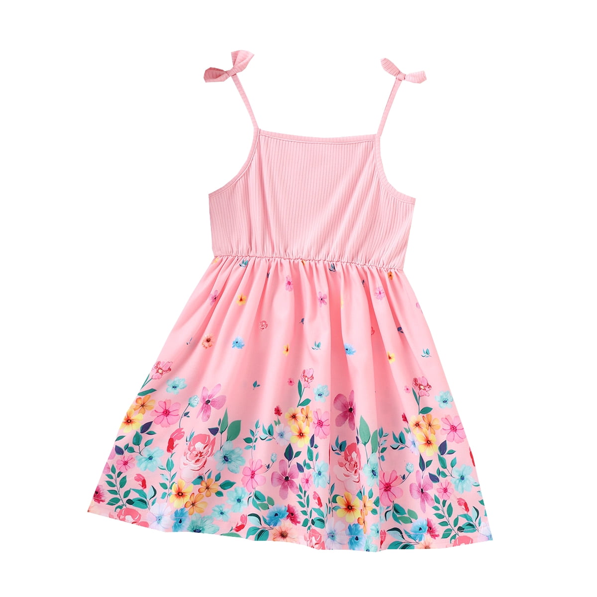 Mikrdoo 4 Years Toddler Girls' Floral Print Casual Holiday Style ...