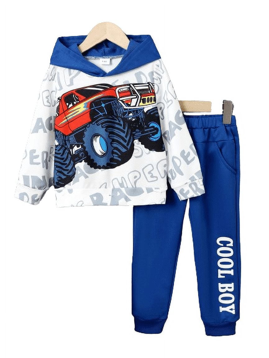Mikrdoo 5 Years Little Boys Clothes 6 Years Boys Outfits Car Print ...