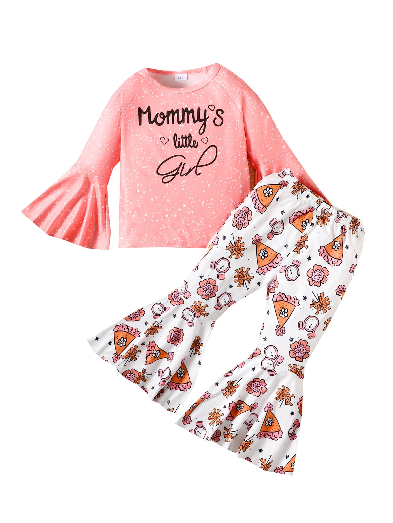 Mikrdoo 5 Years Little Girls Clothes Splash Ink 6 Years Kid Girls ...