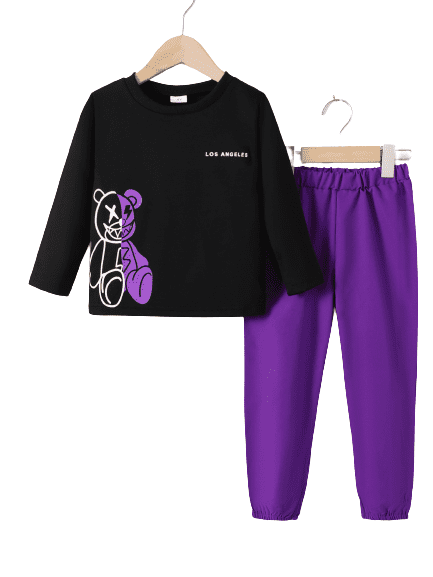 Mikrdoo 7 Years Kid Toddler Boys Clothes 4Y,5Y,6Y,7Y Boys Joker Bear ...