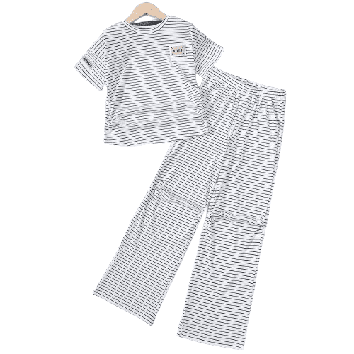 Mikrdoo 7T Kid Girls Bamboo Fiber Clothes 8 Years Girls Outfits Pleated ...