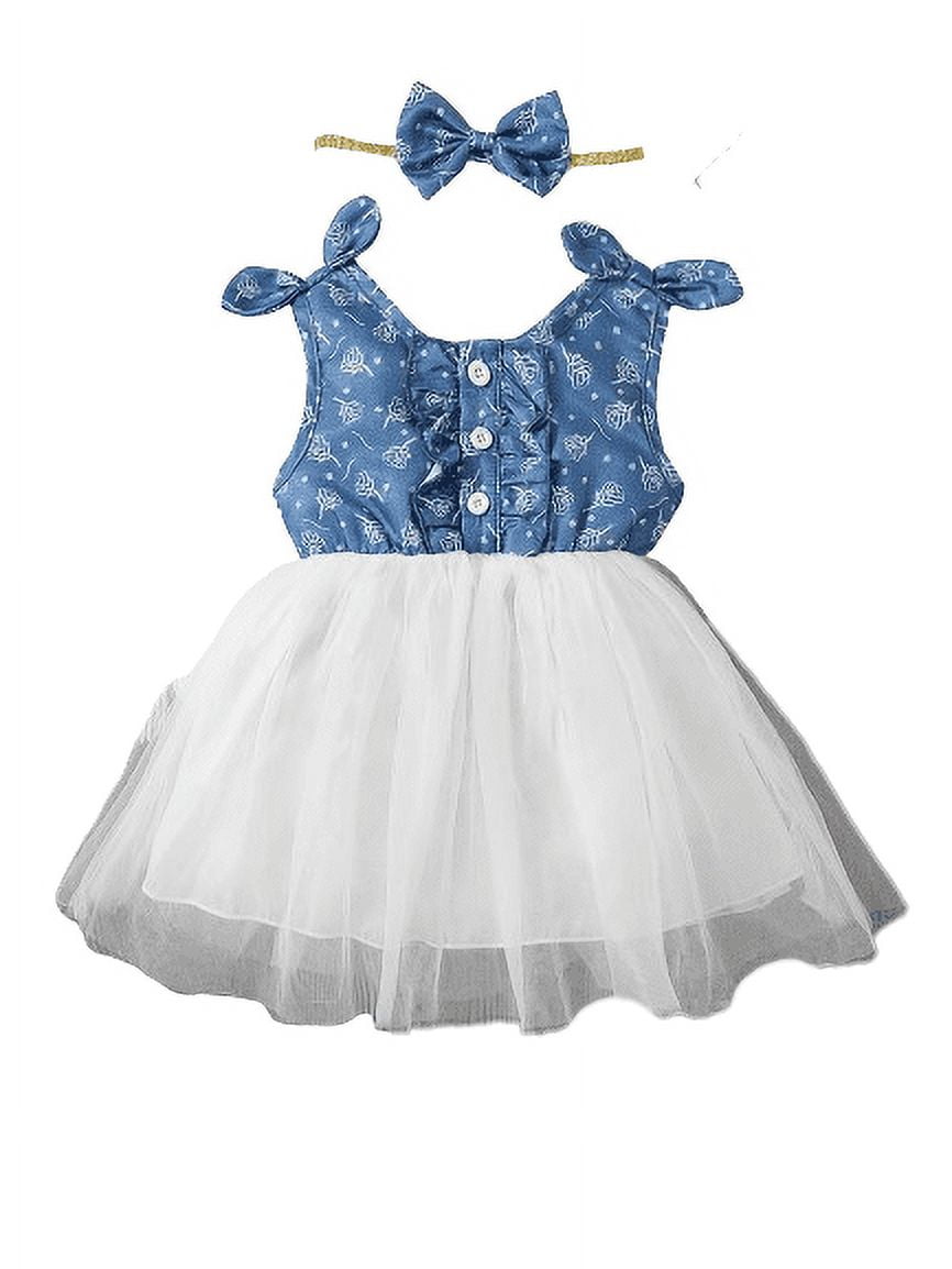 Mikrdoo Baby Girls Dress Sets 100% Polyester Floral Print 6 Months ...