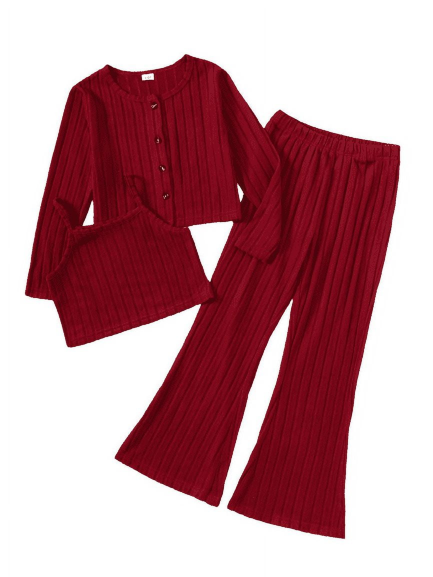 Mikrdoo Big Girls Clothes 8Y,9Y,10Y,11-12Y,13-14Y Girls Rib Knitted ...