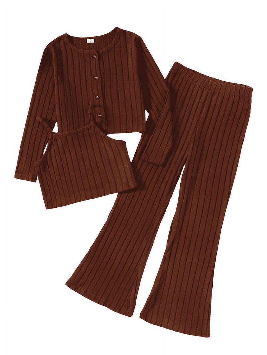 Mikrdoo Big Girls Clothes 8Y,9Y,10Y,11-12Y,13-14Y Girls Rib Knitted ...