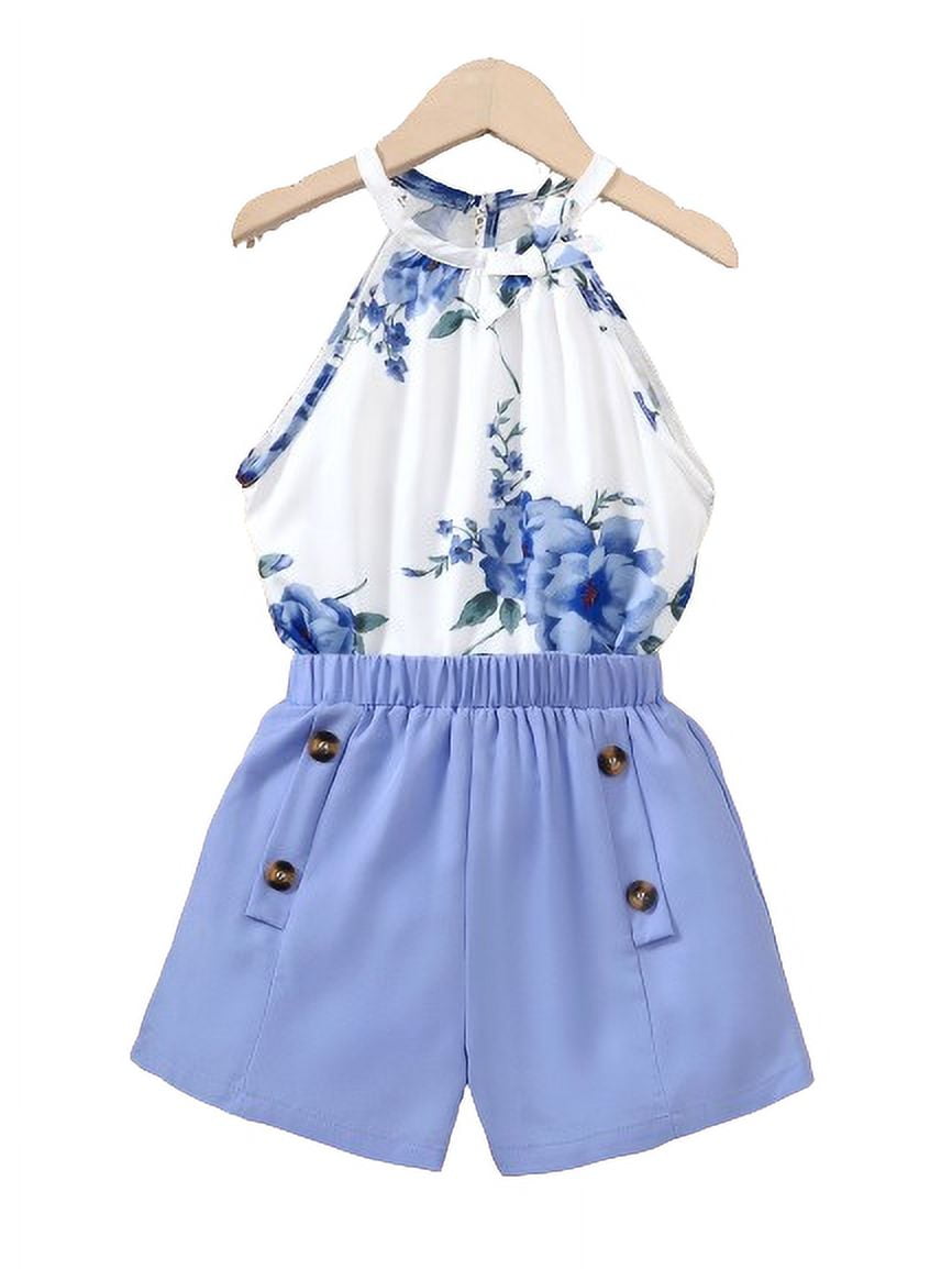 Mikrdoo Kid Girls Clothes 8Y,9Y,10Y,11-12Y Big Girls Floral Print ...