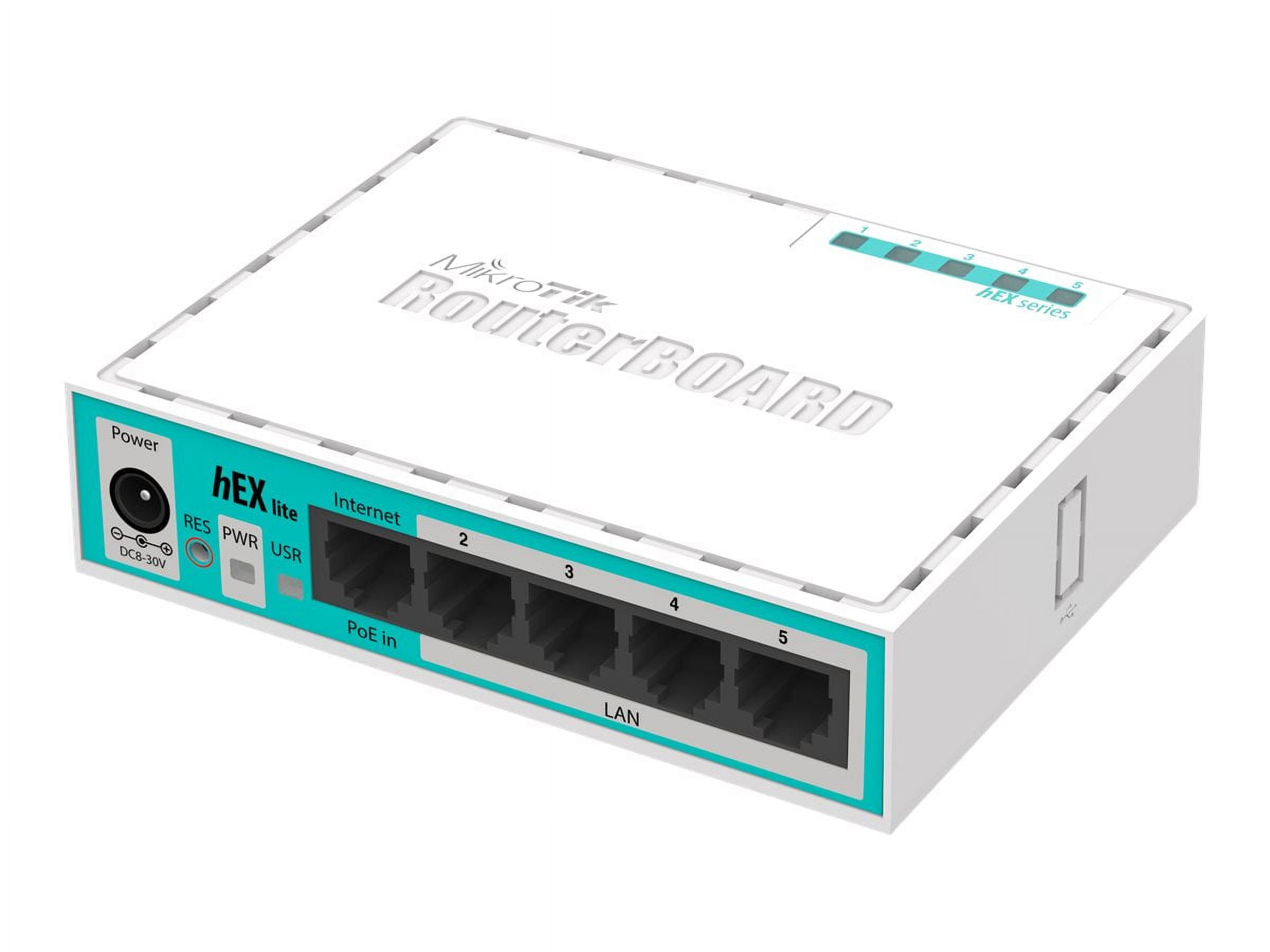 MikroTik hEX lite RB750r2 Router - 4-port switch Nepal | Ubuy