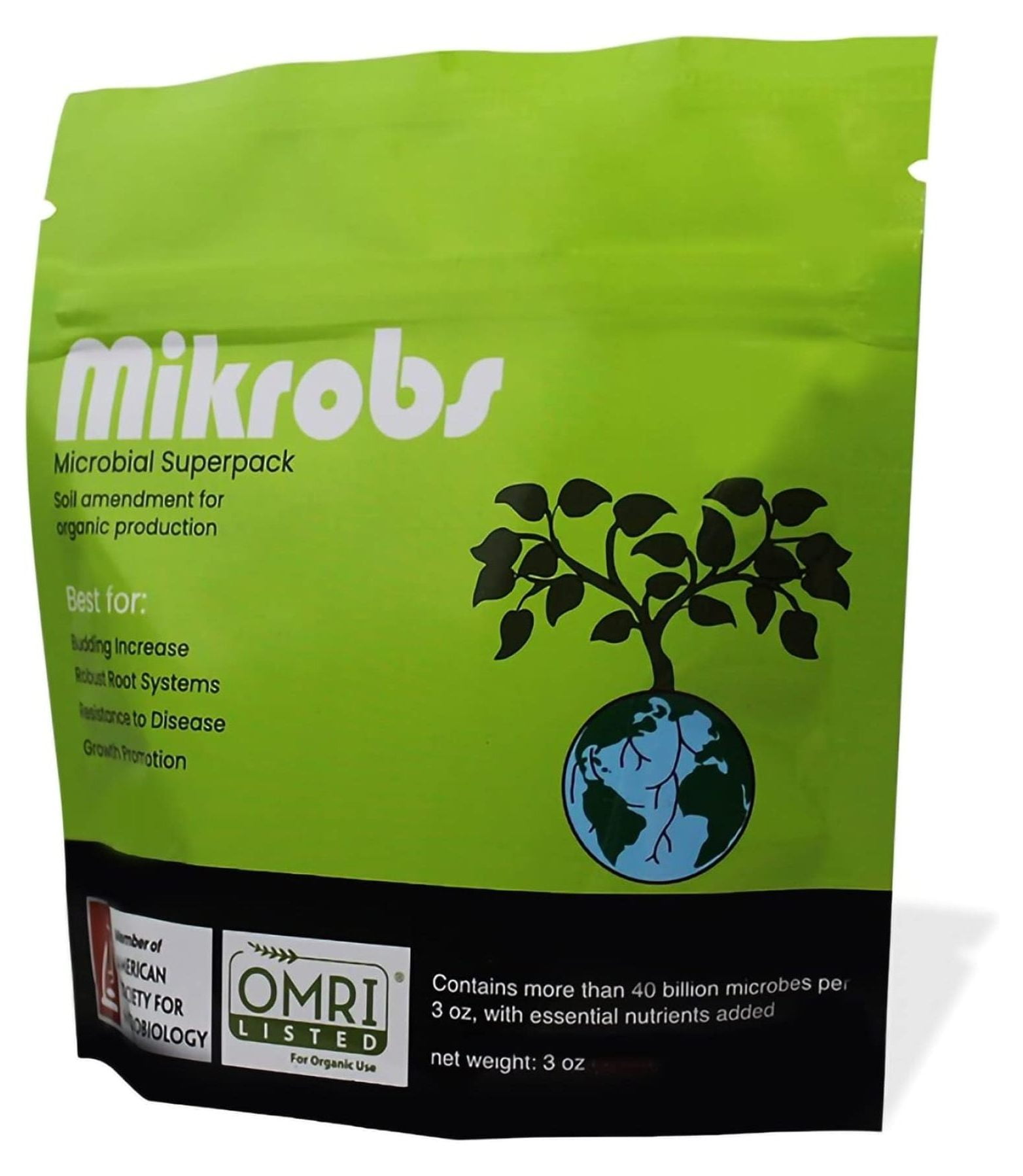 Mikrobs - Microbial Superpack for Living Soil. Revitalize Plants (3 Oz ...
