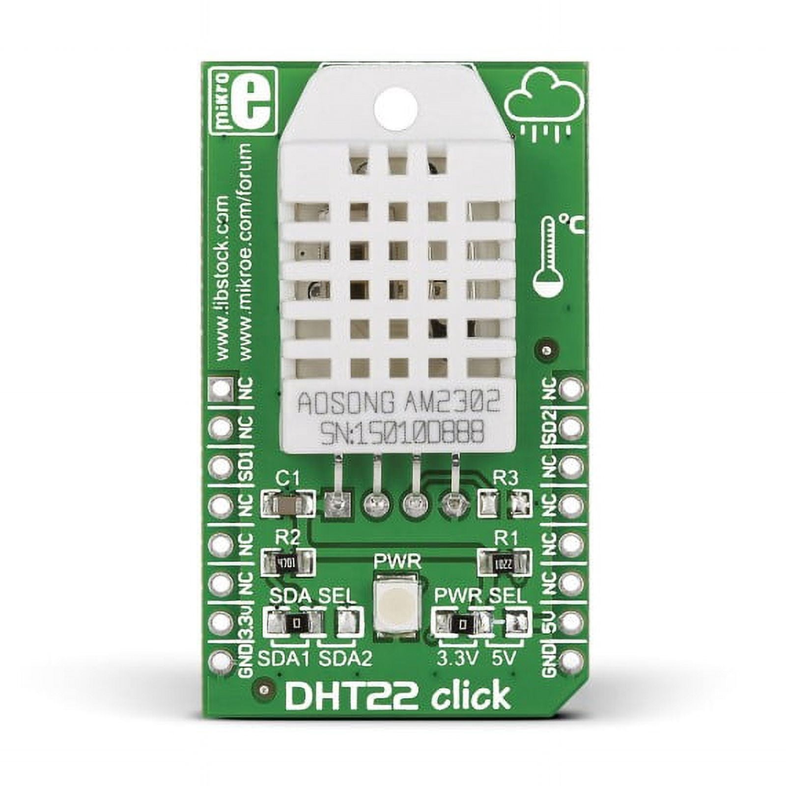 Mikroelektronika DHT22 Click - Walmart.com