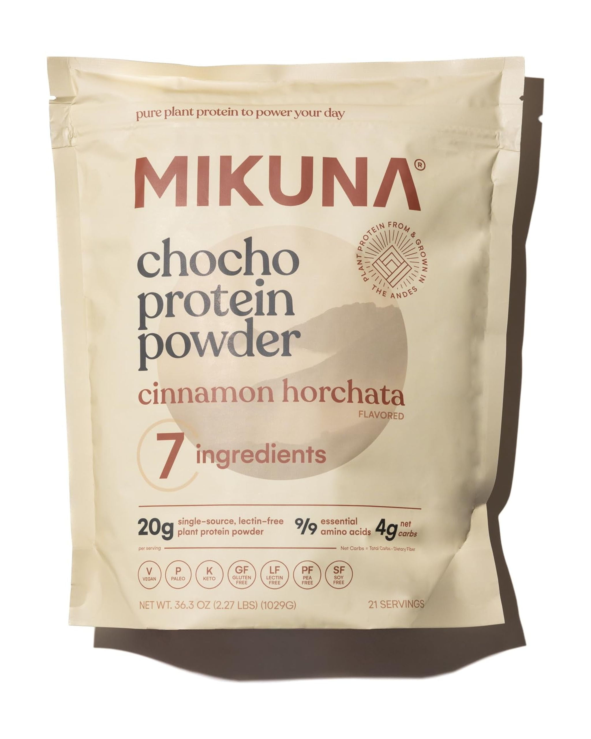 Mikuna Chocho Superfood Protein, SSF20 Plant-Based Protein Powder ...