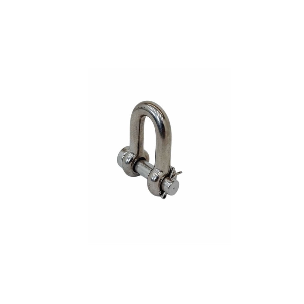 Mil-Spec Forged 5/16" Round Pin Chain Shackle 1,300 Lb WLL Stainless ...
