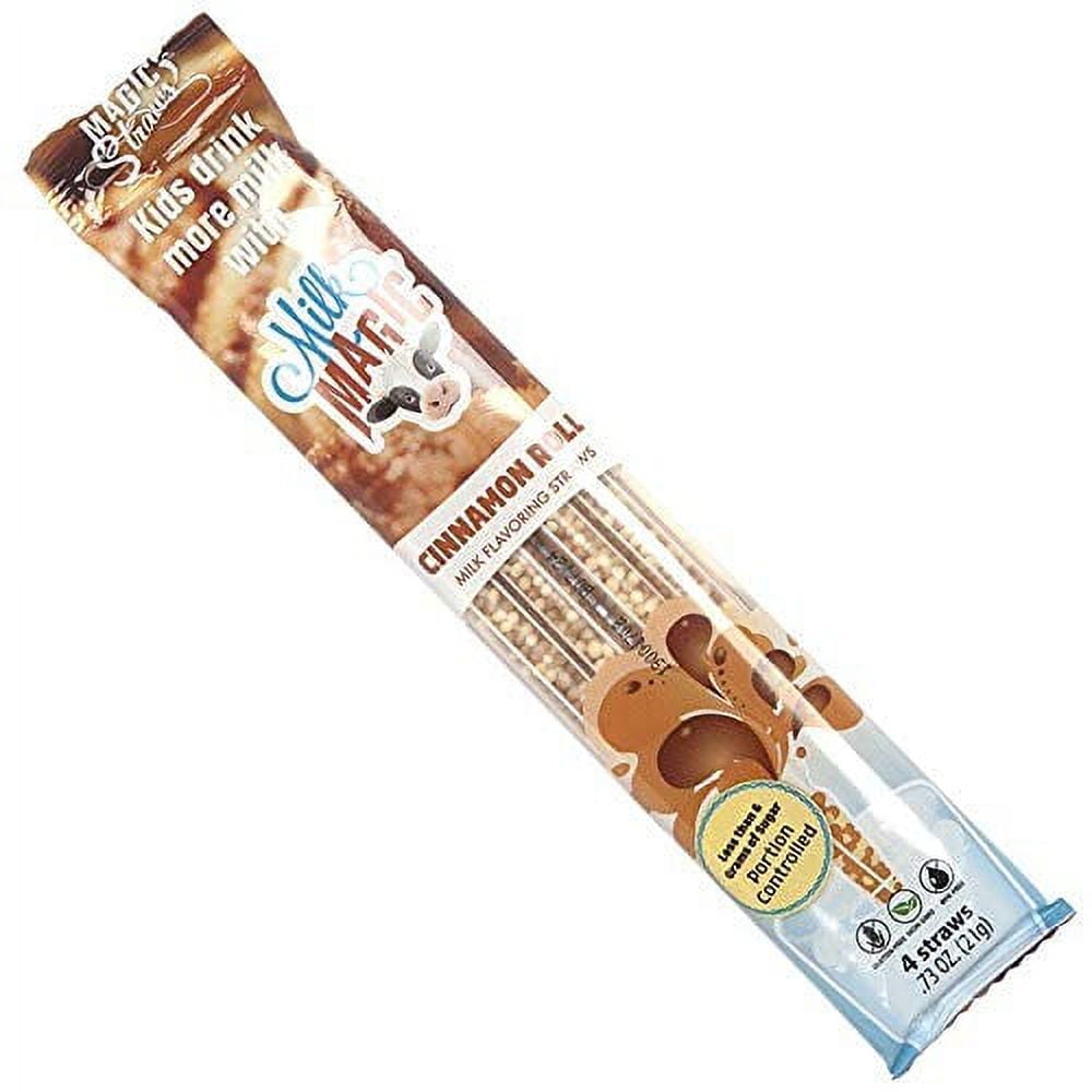 MilK MAGIC Cinnamon Roll Flavored Milk Straw - Walmart.com