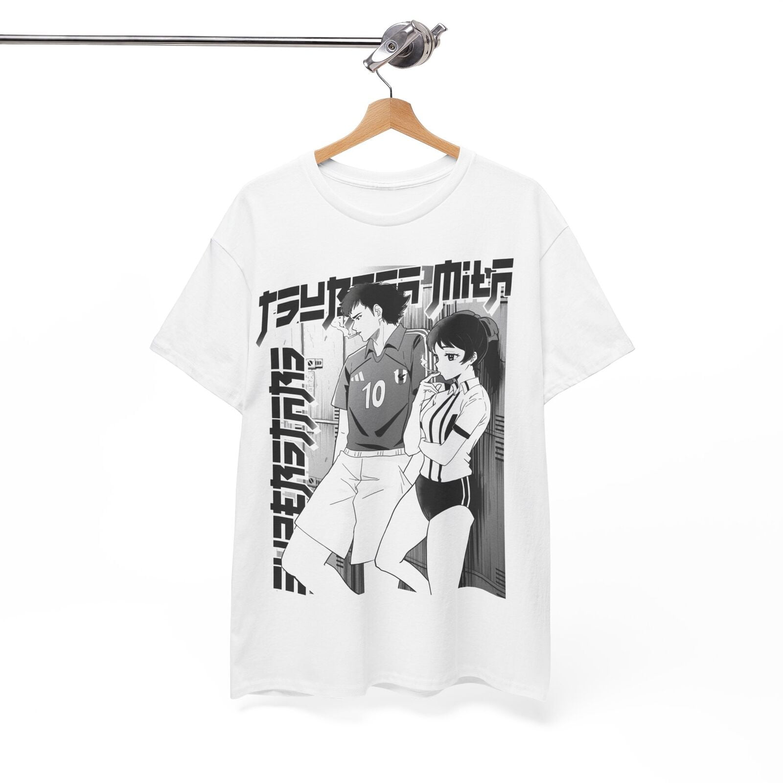 Mila and Tsubasa | Anime Manga | T-Shirt - Walmart.com