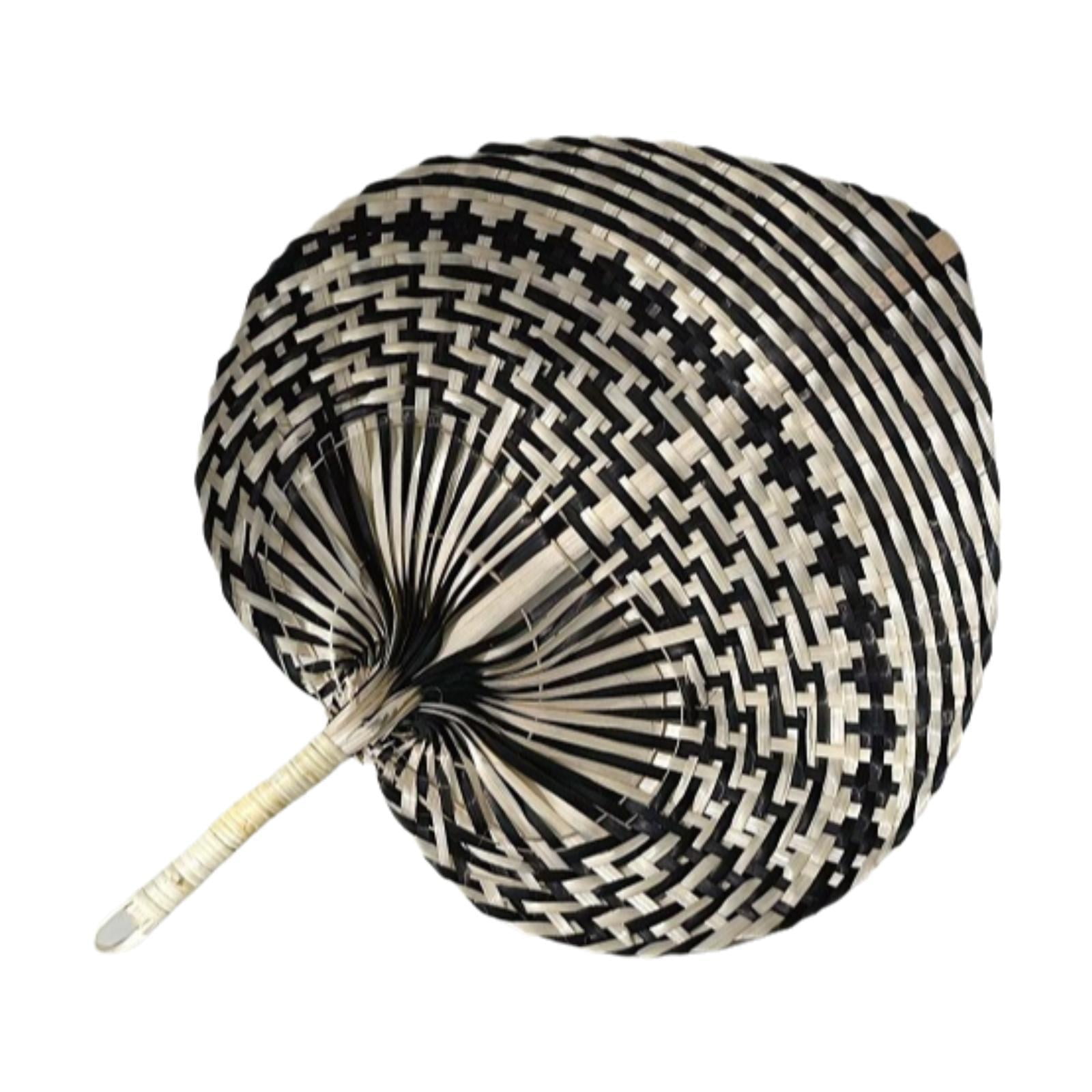 Milageto Bamboo Hand Fan Woven Fan Photo Props Cooling Supplies Manual ...