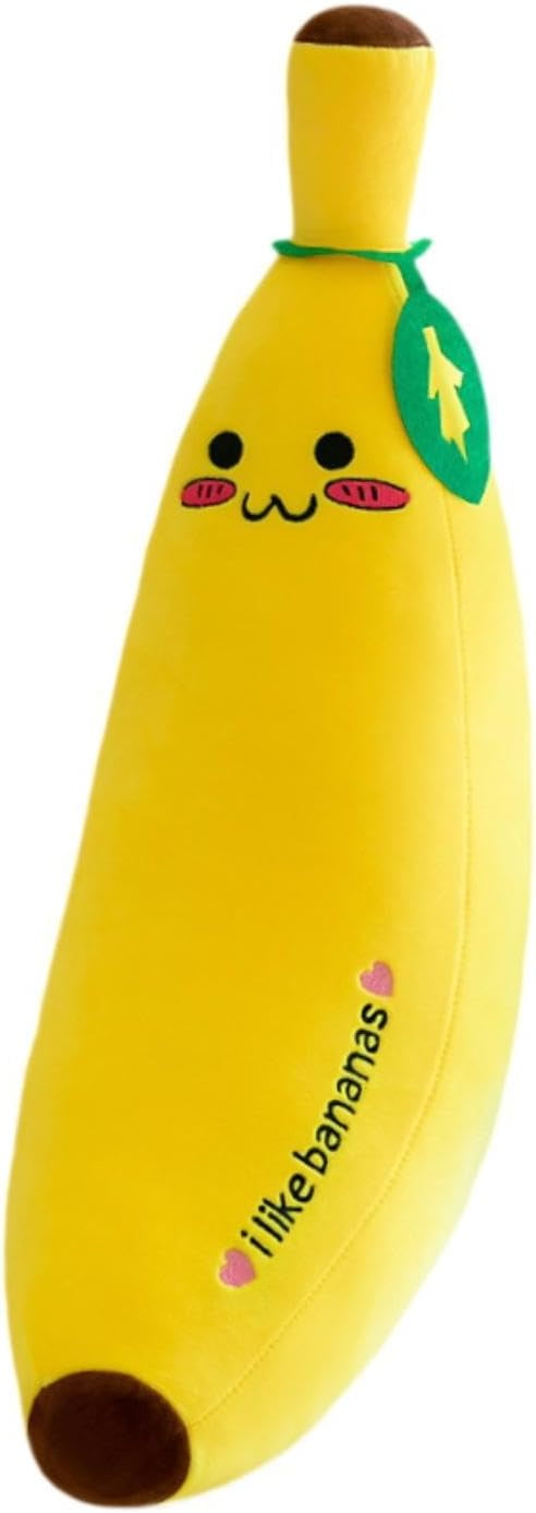 Milageto Banana Pillow,Plush Banana Toy,Hugging Plush Toy,Banana ...